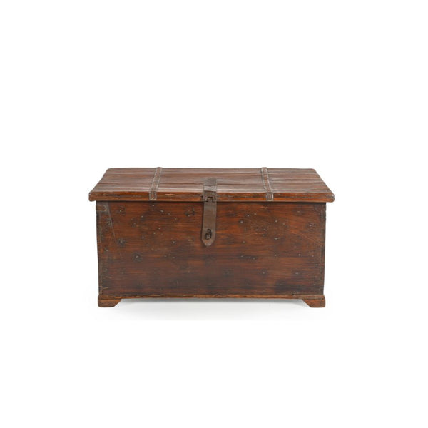 Harvest Wood Trunk - Vintage Storage Trunk – HomeStreetHome.ie
