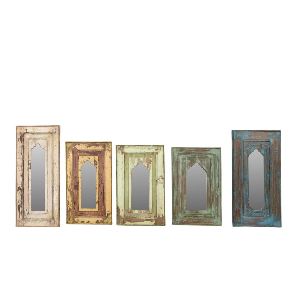 Persian Mirror - Handcrafted Unique Colourful Patina Wall Mirrors