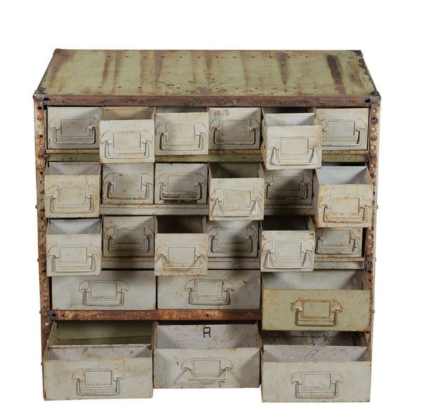24 Drawer Workshop Metal Cabinet - Versatile Industrial Storage Unit ...