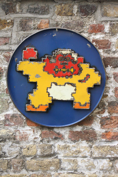 Mario Monkey - Metal Gameboy Artwork For An Entertainment Room ...