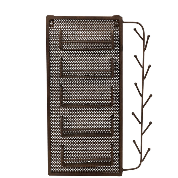 Metal Display Wall Hanging Rack - Amazing for keys & Home Office ...