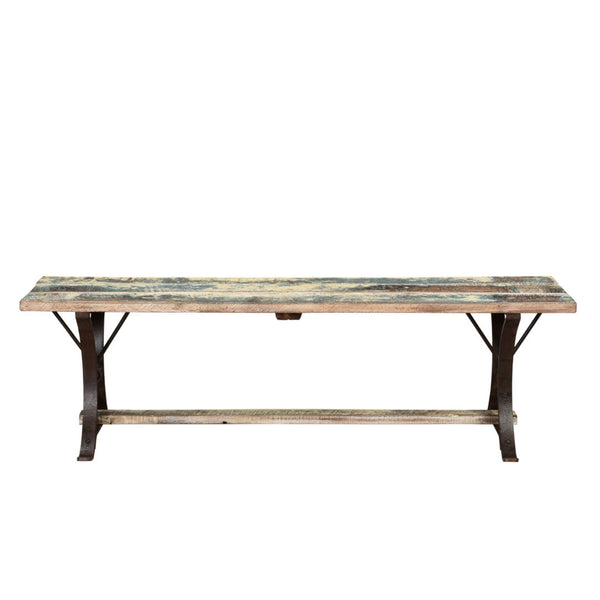 Handcrafted Pioneer Bench - Indoor Backless Bench With Original Patina ...